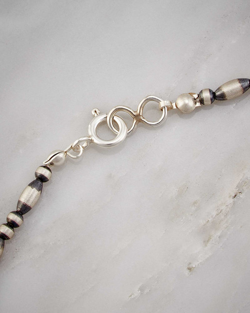 Sterling Silver Rice Bead Necklace | Shop Smithsonian Store