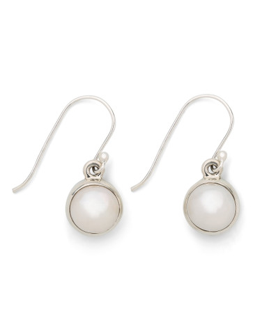 Pearl Dangle Earrings - Sterling Silver & Cultured Pearls | Shop ...