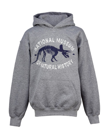 Natural History Museum Triceratops Youth Hooded Sweatshirt
