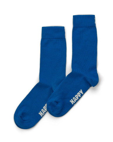 Solid Blue Organic Cotton Blend Socks | Shop Smithsonian Store