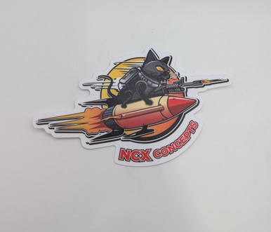 Rocket Kitty Sticker