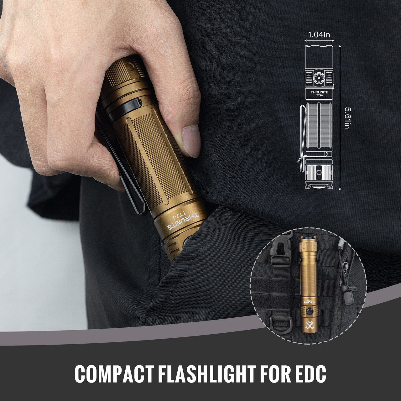 Black Scout Survival V5 Tactical Light Get Prepared!