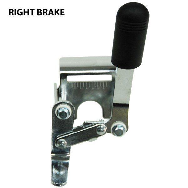Drive Medical Brake for Flip Back Arm Wheelchair, Chrome
