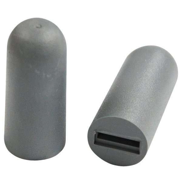 Brake Grip, Gray Rubber, 5/8" x 1/8 " Slot