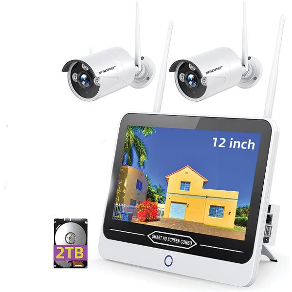 wireless security system monitors