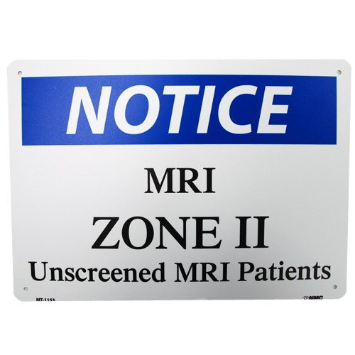 MRI Zone Signs