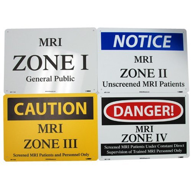 MRI Safety Signs