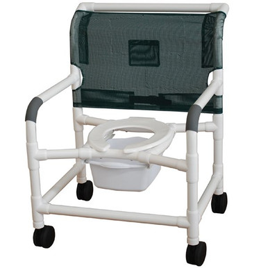 PVC Shower Commode Chair - 26