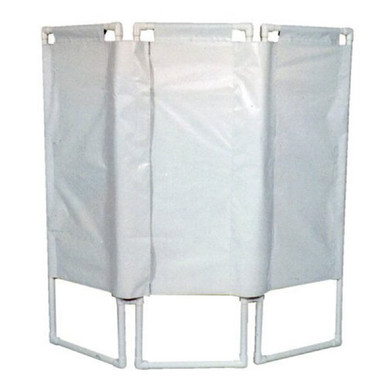 PVC Privacy Screen with Casters