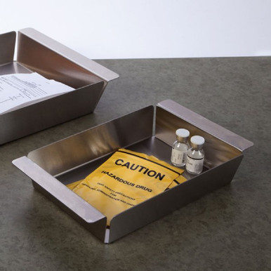 Stainless Steel Open Corner Tray – MRI Safe