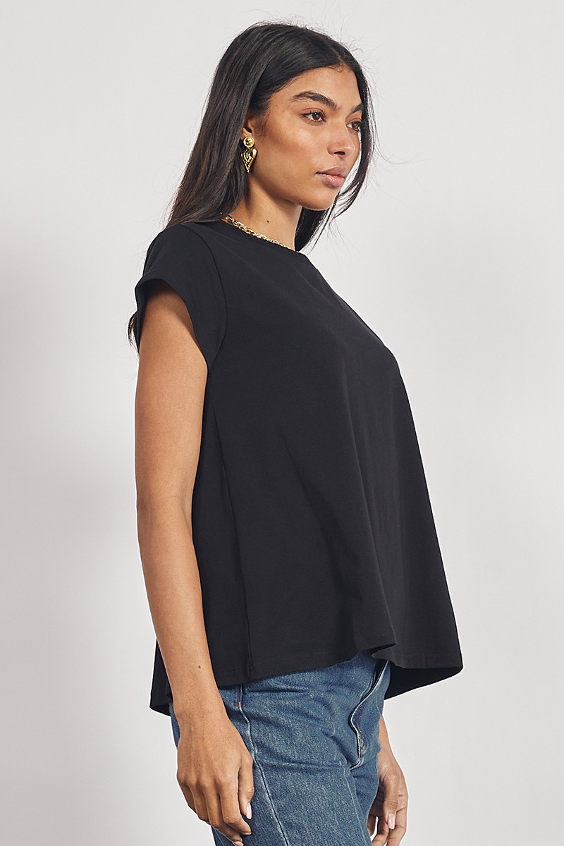 Classic Swing Tee in Black | Online Bohemian Traders