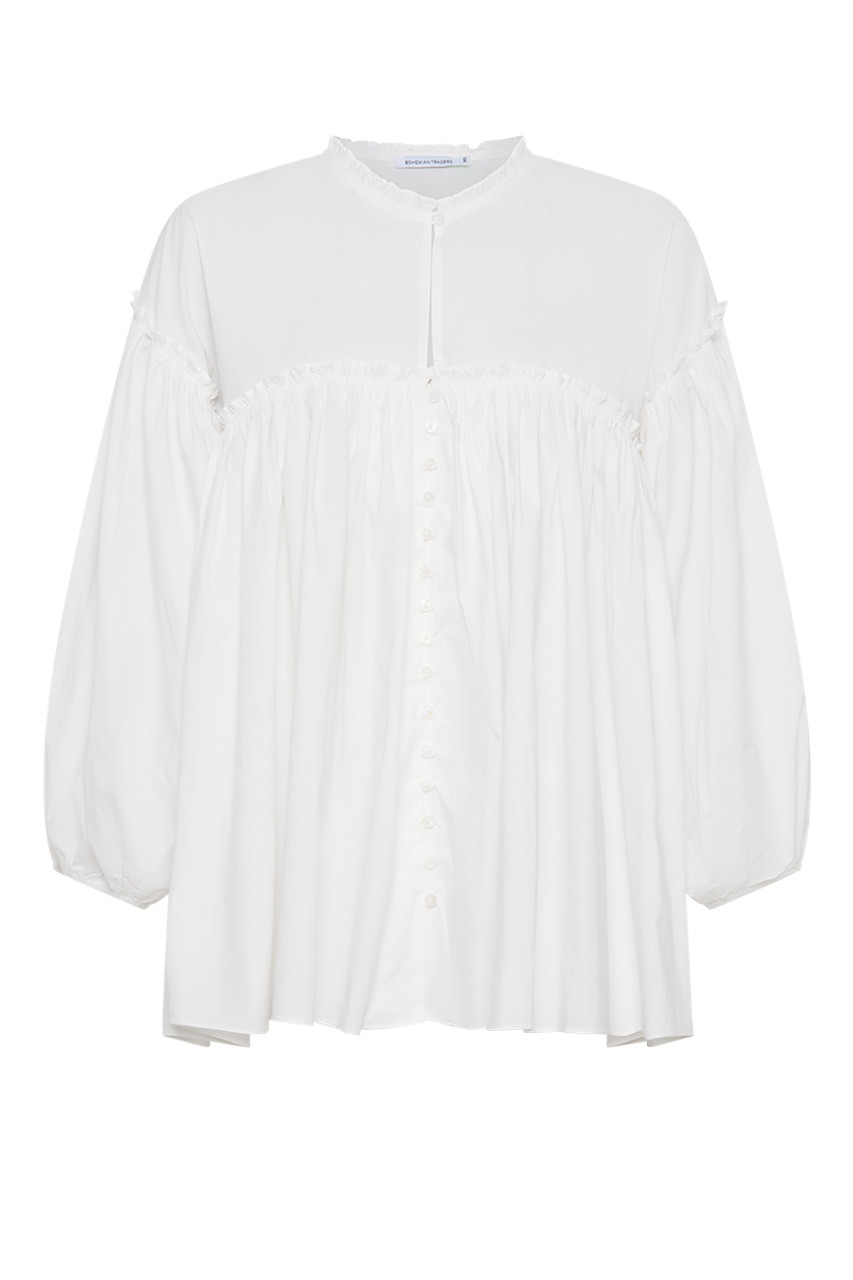 Romantic Blouse In White