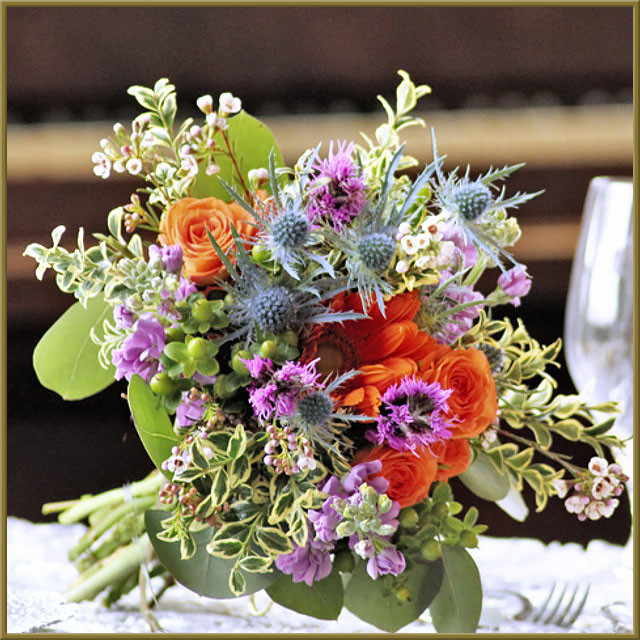 Prairie Wind Bridesmaid Bouquet - Oberer’s Flowers
