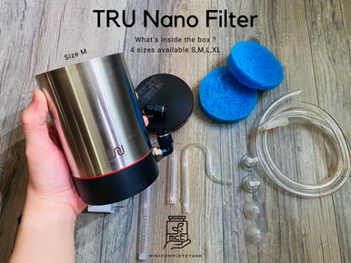 TRU [L Size] Nano Stainless Steel Canister Filter For Mini Nano Tank ...