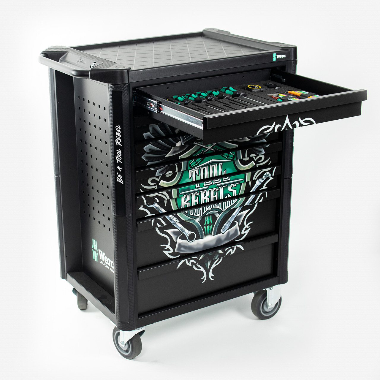 Wera 150130 Tool Rebel Trolley with Tool Assortment, 78 Pieces
