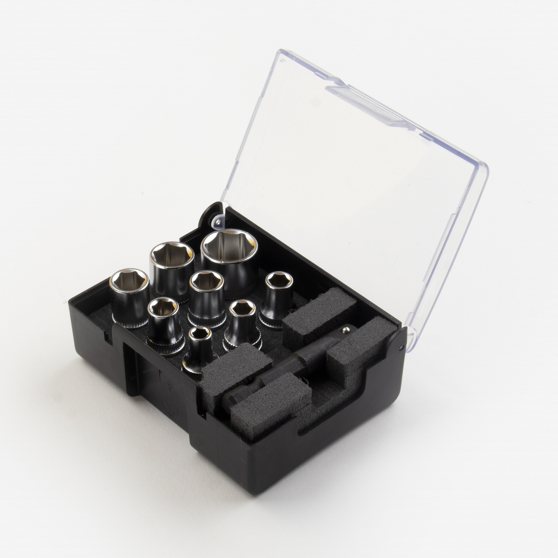 Felo 1/4" Nut Box with 8 Metric Sockets & Adapter | Felo at KC Tool
