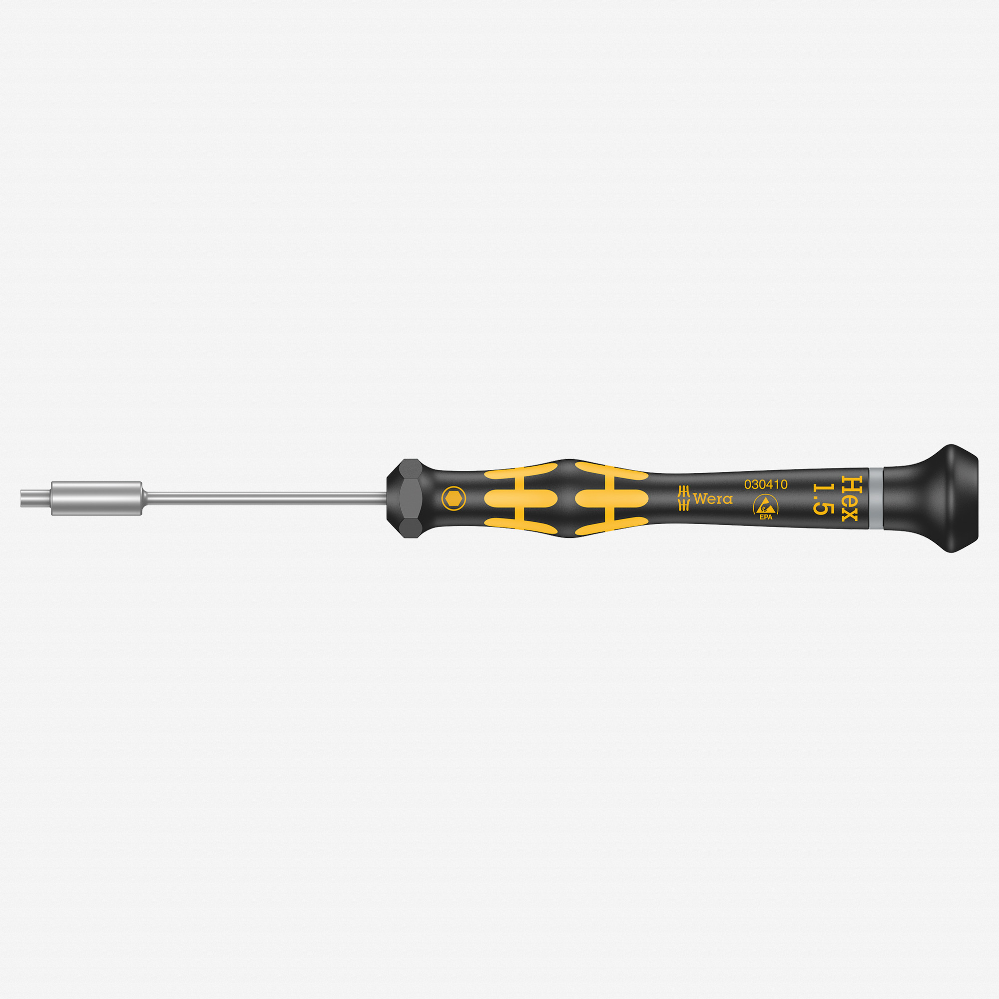 Wera 030410 1.5 x 60mm ESD Safe Precision Nut Driver | Wera at KC Tool