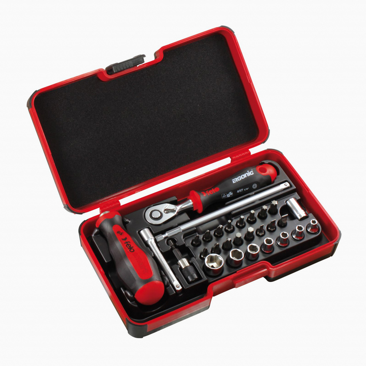 Felo Smart II 29 Piece Socket and Bit Set - PH/PZ/Hex/Torx | Felo at KC ...