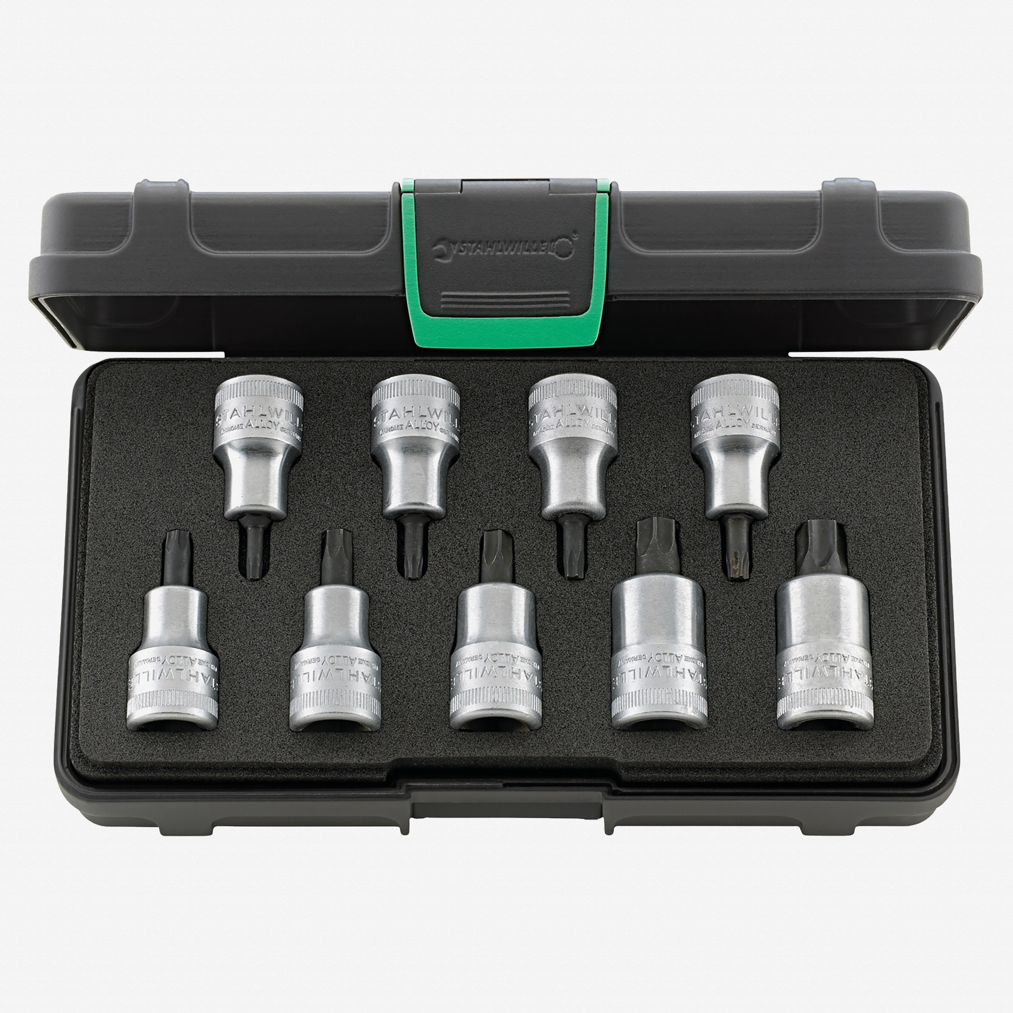 Stahlwille 54TX/9 Inside Torx Socket Set, 1/2" Drive, T20-T60, 9 Pieces ...