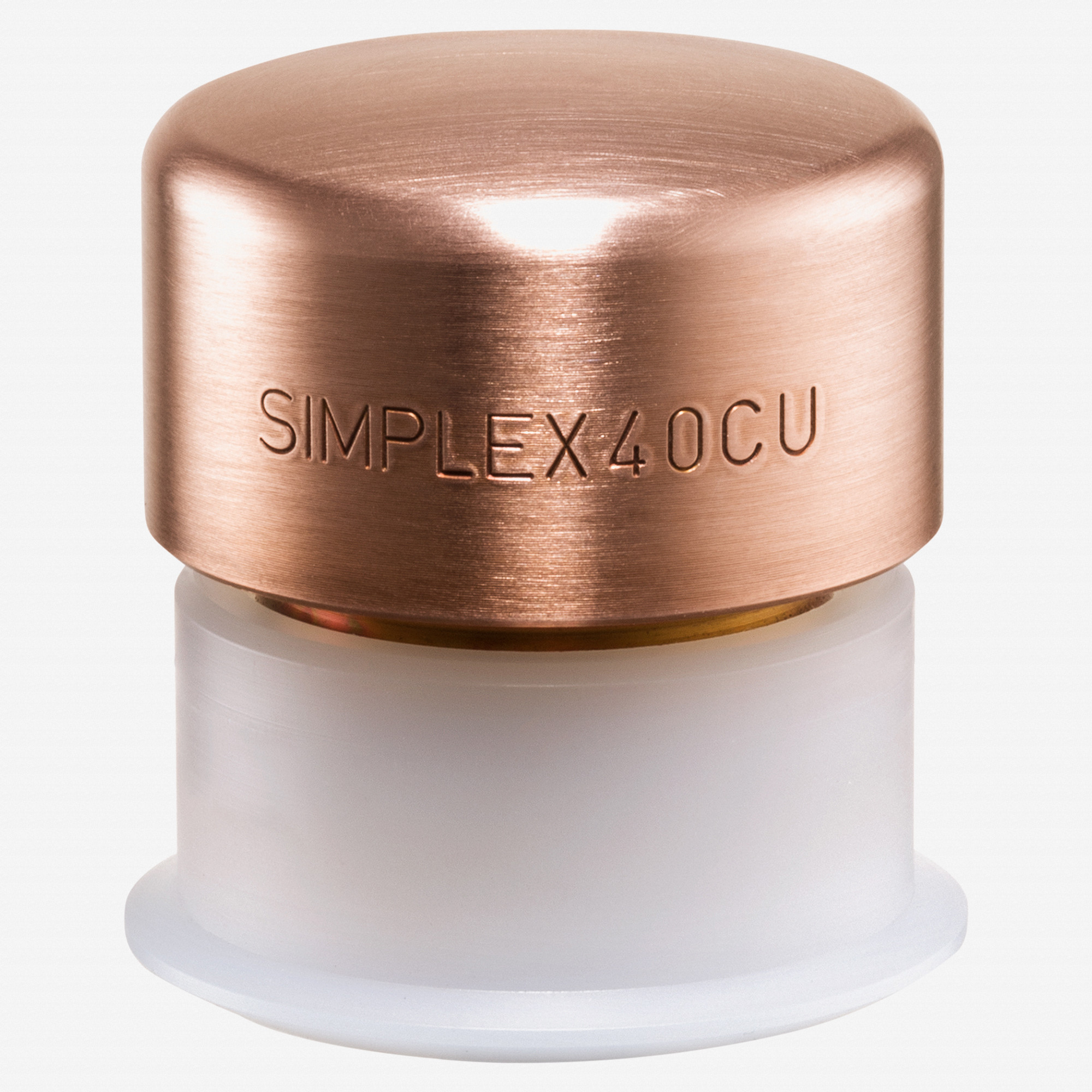 Halder Simplex Replacement Face Insert, Copper, 1.18" | Halder at KC Tool