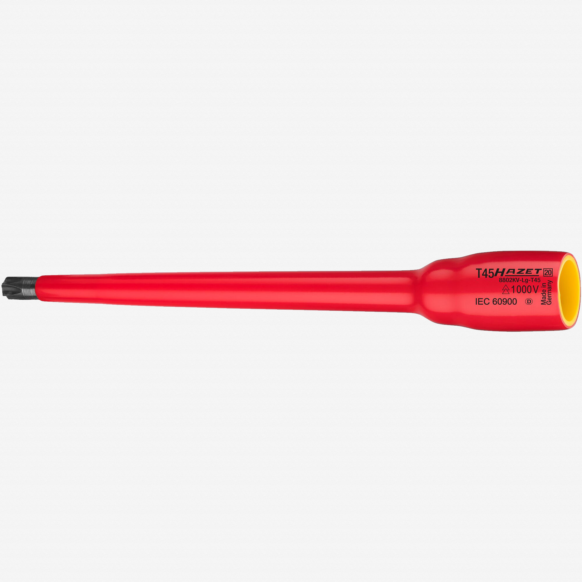 Hazet 8802KV Insulated 3/8" Torx Bit Socket - Long, T45 | Hazet at KC Tool