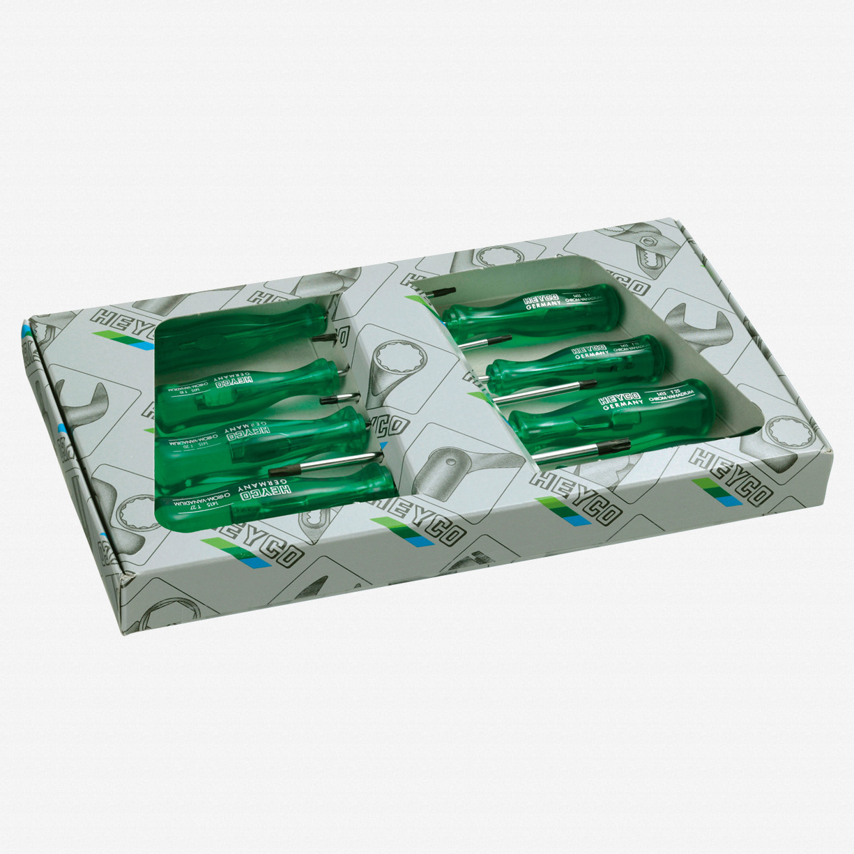 Heyco Torx Screwdriver Set with Acetate Handles, 8 Pieces | Heyco at KC ...