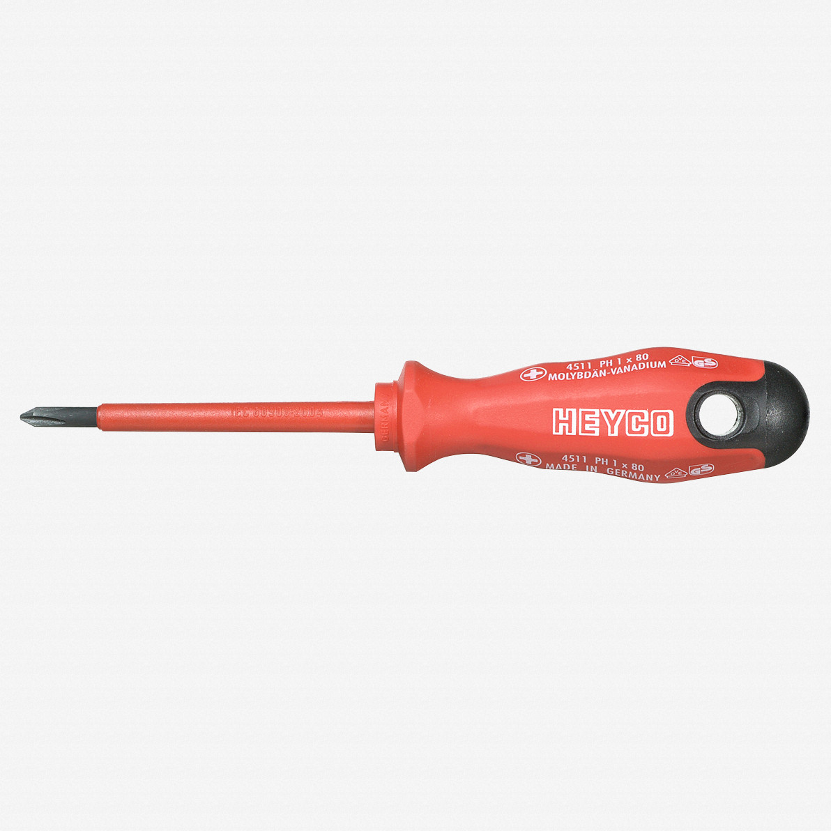 Heyco Insulated VDE Phillips Screwdriver with 2K Handle, #3 | Heyco at ...