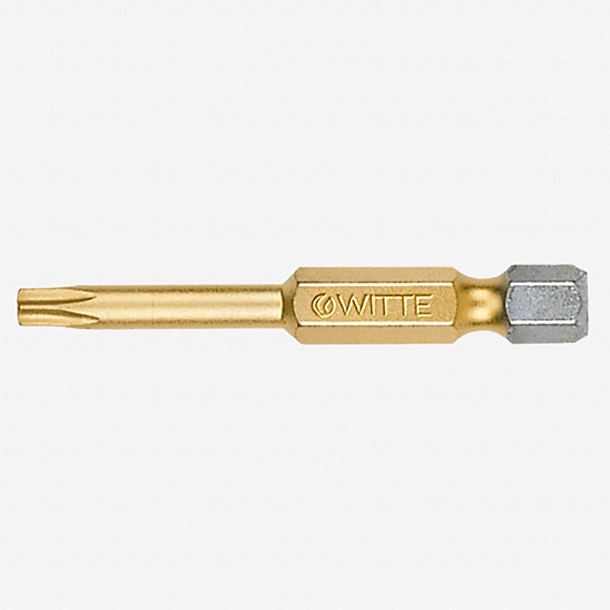 Witte Maxx Titanium-Nitride Torx Bit, T10 x 50mm | Witte at KC Tool