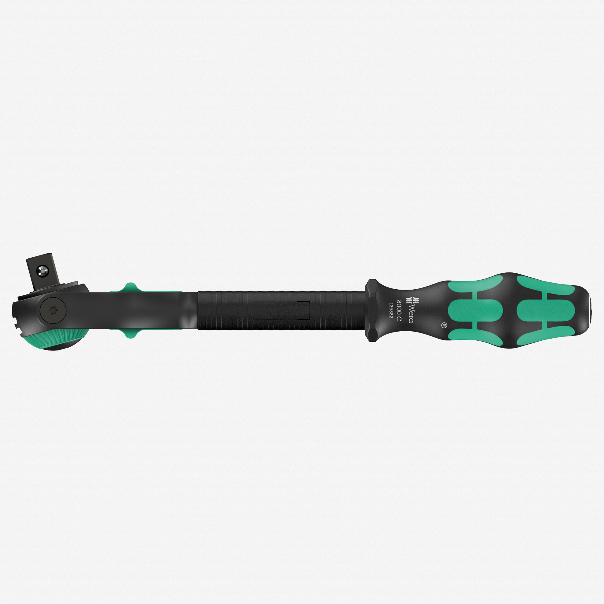 Wera 135882 8000 C Black Edition Zyklop Speed Ratchet with 1/2" Drive ...