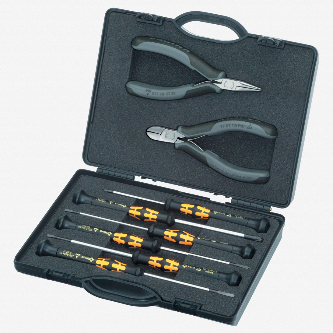 Knipex 00-20-18-ESD 8 Piece ESD Electronics Tool Set