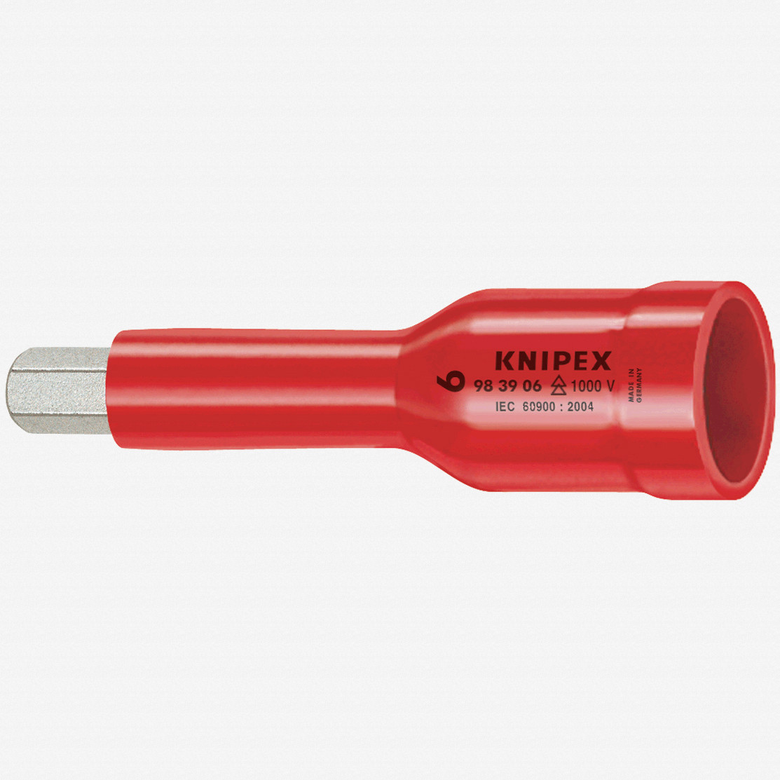 Knipex Insulated 5 mm Hex Driver 1/2" Square Socket