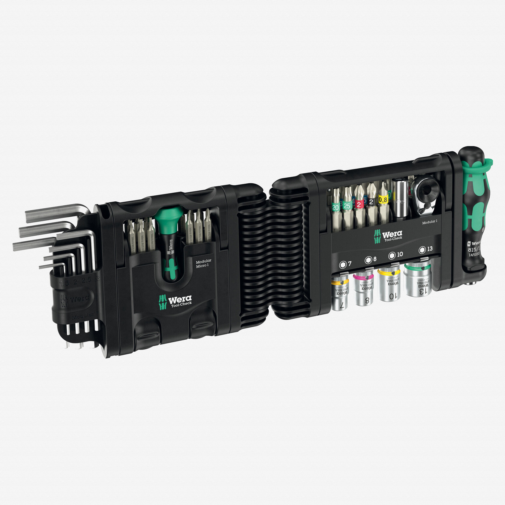 Wera 049020 Tool-Check Modular Set 1, Metric, 51 Pieces | Wera at KC Tool