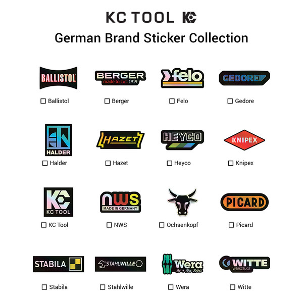 KC Tool Limited Edition Mystery Sticker | German Tools at KC Tool