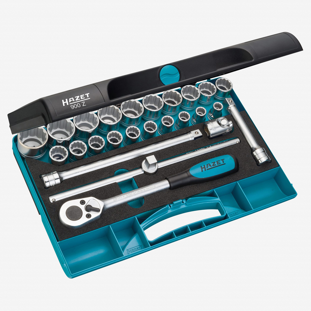 Hazet 900Z 25 Pc 1/2" Metric Socket Set