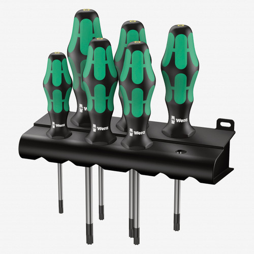 Wera 028059 Kraftform Plus Torx HF Screwdriver Set + Rack | Wera at KC Tool