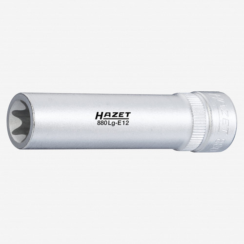 Hazet 880LG-E14 External Torx Socket, 3/8" Drive, Size E14, Long ...
