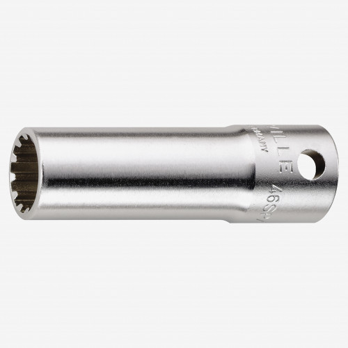Stahlwille 46aSP Extra Deep Spline Drive Socket, 3/8" Drive, SP12