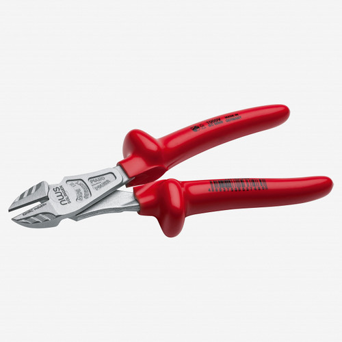 NWS 7" Heavy Duty Side Cutter 1000V - Matte Chromium - Plastic Grip ...