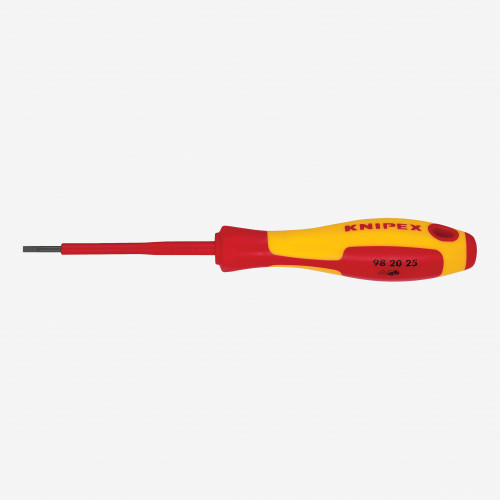 Knipex Insulated 2.5mm Slotted Screwdriver | Knipex at KC Tool