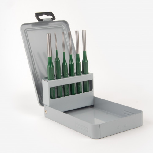 Heyco Parallel Pin Punch Set, 6 Pieces in Metal Case | Heyco at KC Tool