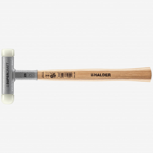 Halder Supercraft Dead Blow, Non-Rebounding Hammer with Rounded + Flat ...