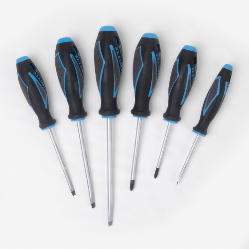 Witte Maxx Plus Slotted and Phillips Screwdriver Set, 6 Pieces, Large ...