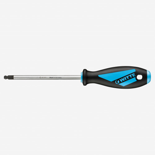 Witte Maxx Ball End Hex Screwdriver, 4.0 x 100mm | Witte at KC Tool