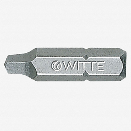 Witte Pro Square Bit, #2 x 25mm | Witte at KC Tool