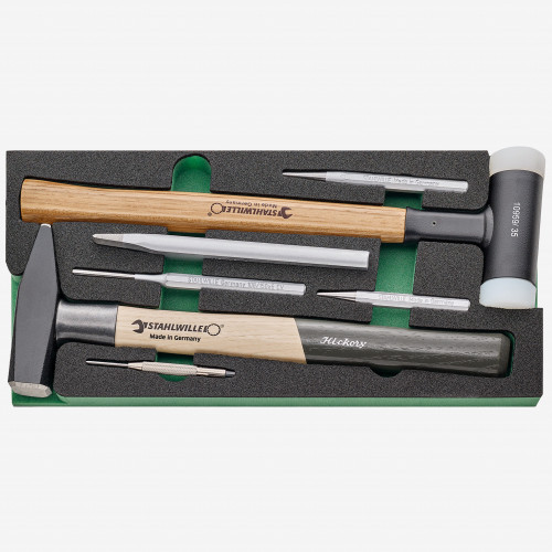 Stahlwille TCS 6 821/7 Striking Tool, Chisels, and Punch Set in Foam ...