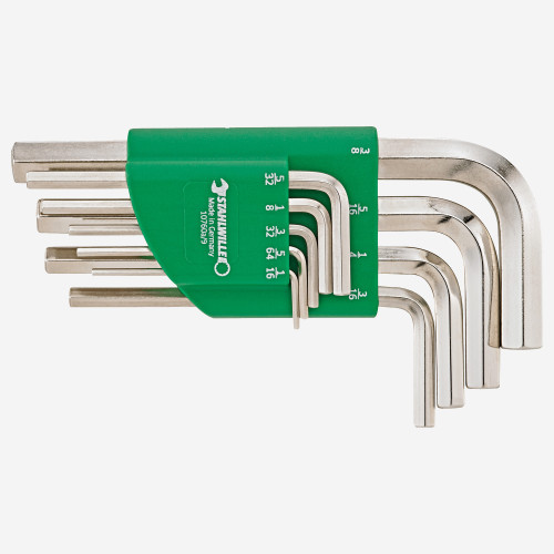 Stahlwille 10760a/9 Hex L-Key Set, SAE, 1/16" - 3/8", 9 Pieces ...