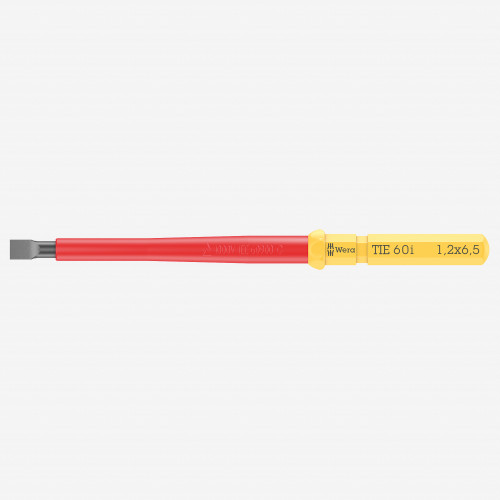 Wera 006505 KK VDE 60 i Insulated Blade for Slotted Screws, 1.2 x 6.5 x ...