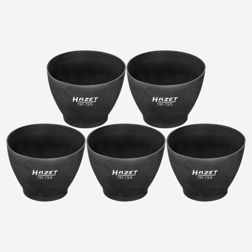 Hazet 197-73/5 Plaster Cup Set, 5 Pieces | Hazet at KC Tool