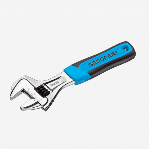 Gedore 60 S 10 JC Adjustable spanner, open end, chrome-plated with 2C ...