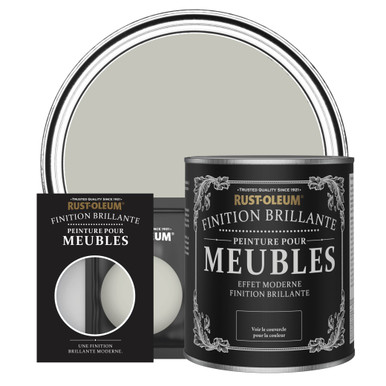 Peinture pour Meubles Brume - Finition Grise Brillante